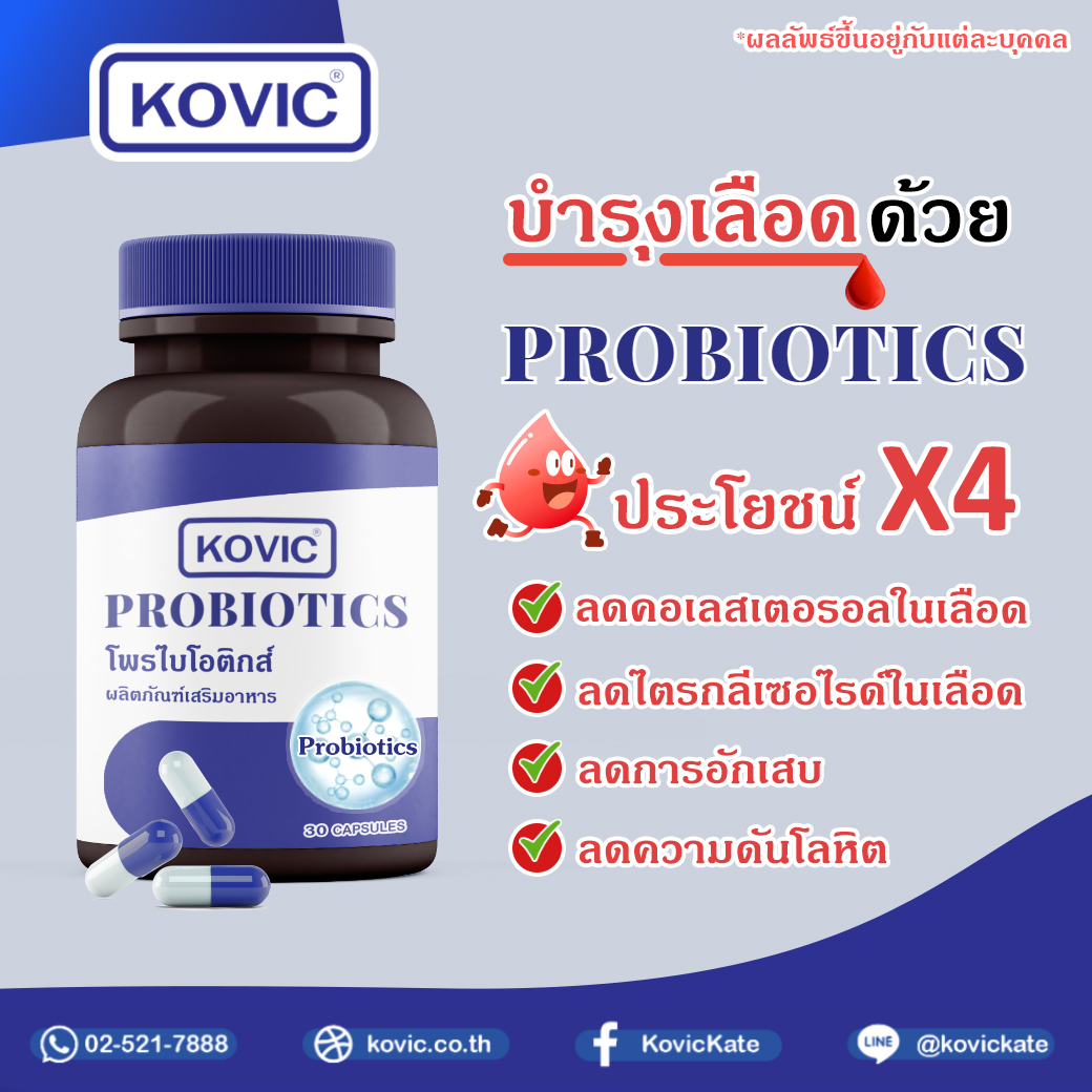 บำรุงเลือดด้วย Probiotic - ผลิตอาหารเสริม-รับผลิตอาหารเสริม-OEMอาหาร ...